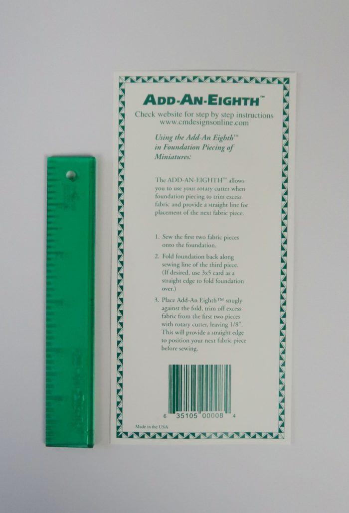 Add-an-eighth ruler 6 inch – Sugaridoo