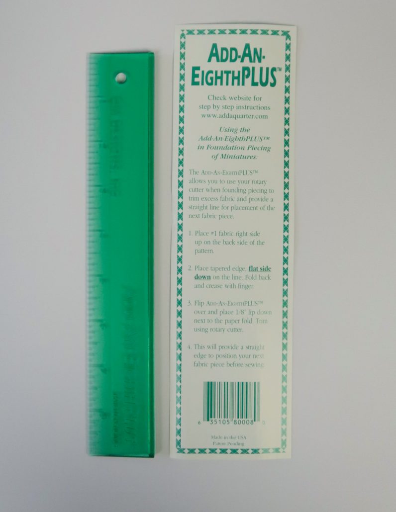 Add-an-eighth ruler PLUS 9 inch – Sugaridoo