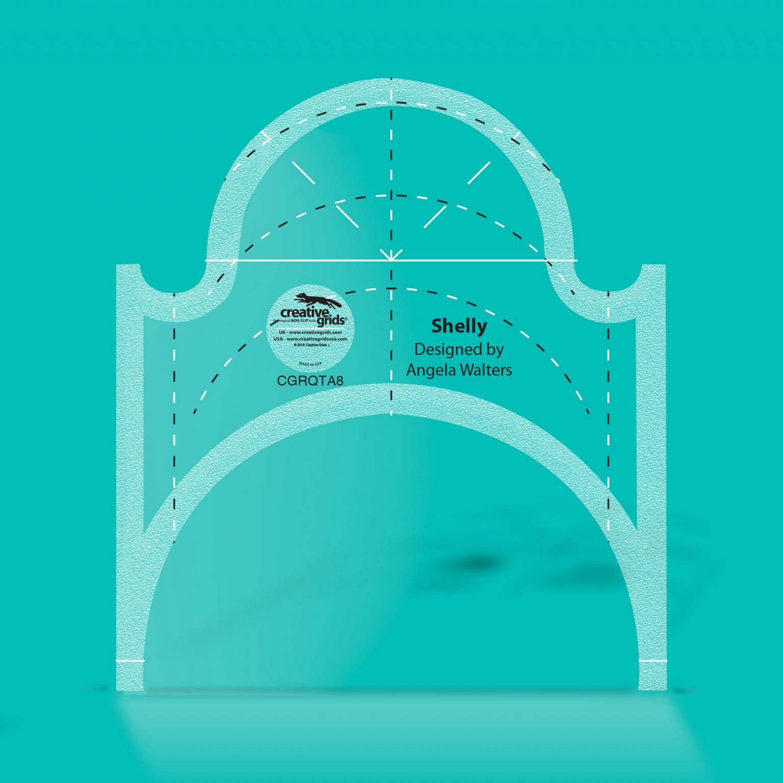 Every angle Template Machine Quilting Ruler – Good Measure – Sugaridoo